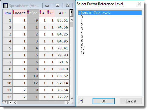 Factor Reference Level • Genstat v22