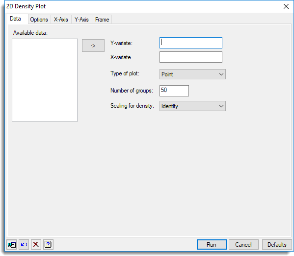 2D Density Plot • Genstat v22