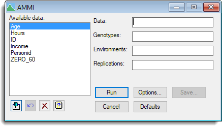 AMMI • Genstat v22