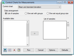 Control Charts for Measurements • Genstat v22