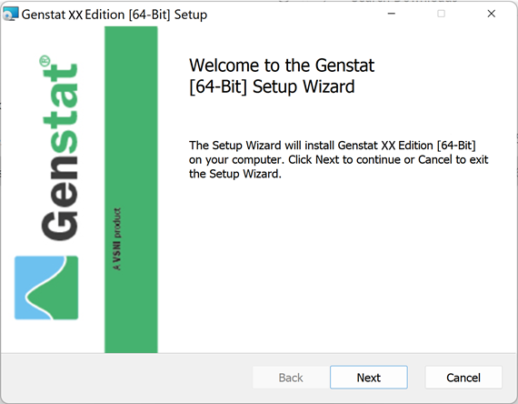 Genstat Installation Guide • Genstat v22