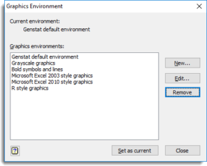 Graphics Environment • Genstat v22