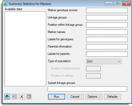 Summary Statistics for Markers • Genstat v22