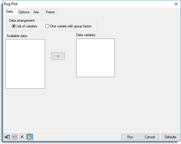 Rug Plot • Genstat v22