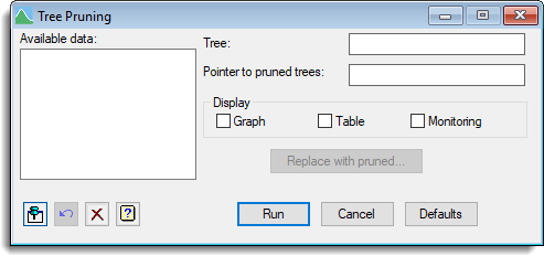 Tree Prune • Genstat v22