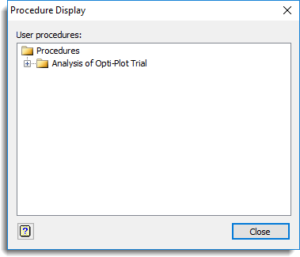 Display Procedure Libraries • Genstat v22