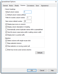 Columns • Genstat v22